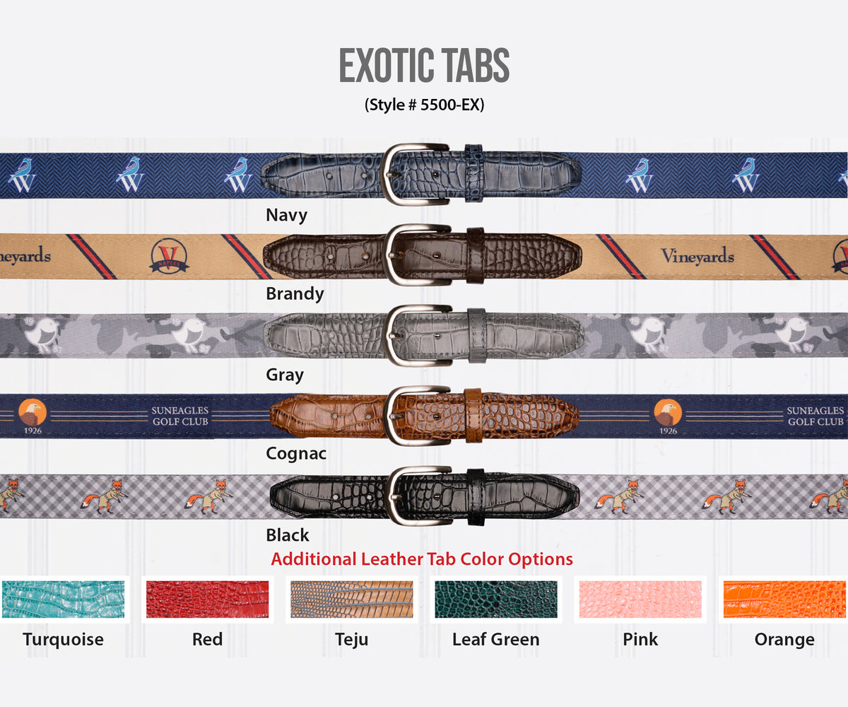 Exotic Tab Dye-Sub Belts – YRI Designs