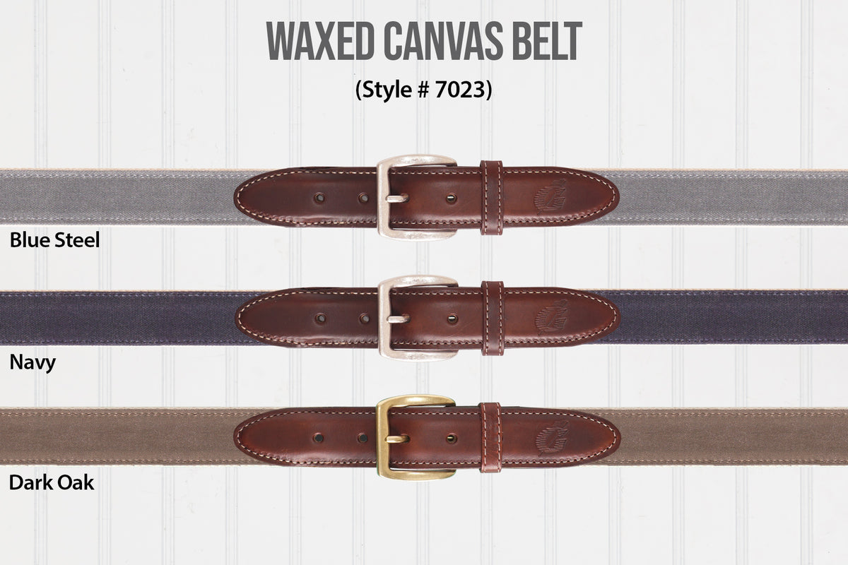 Waxed Canvas Belts – YRI Designs