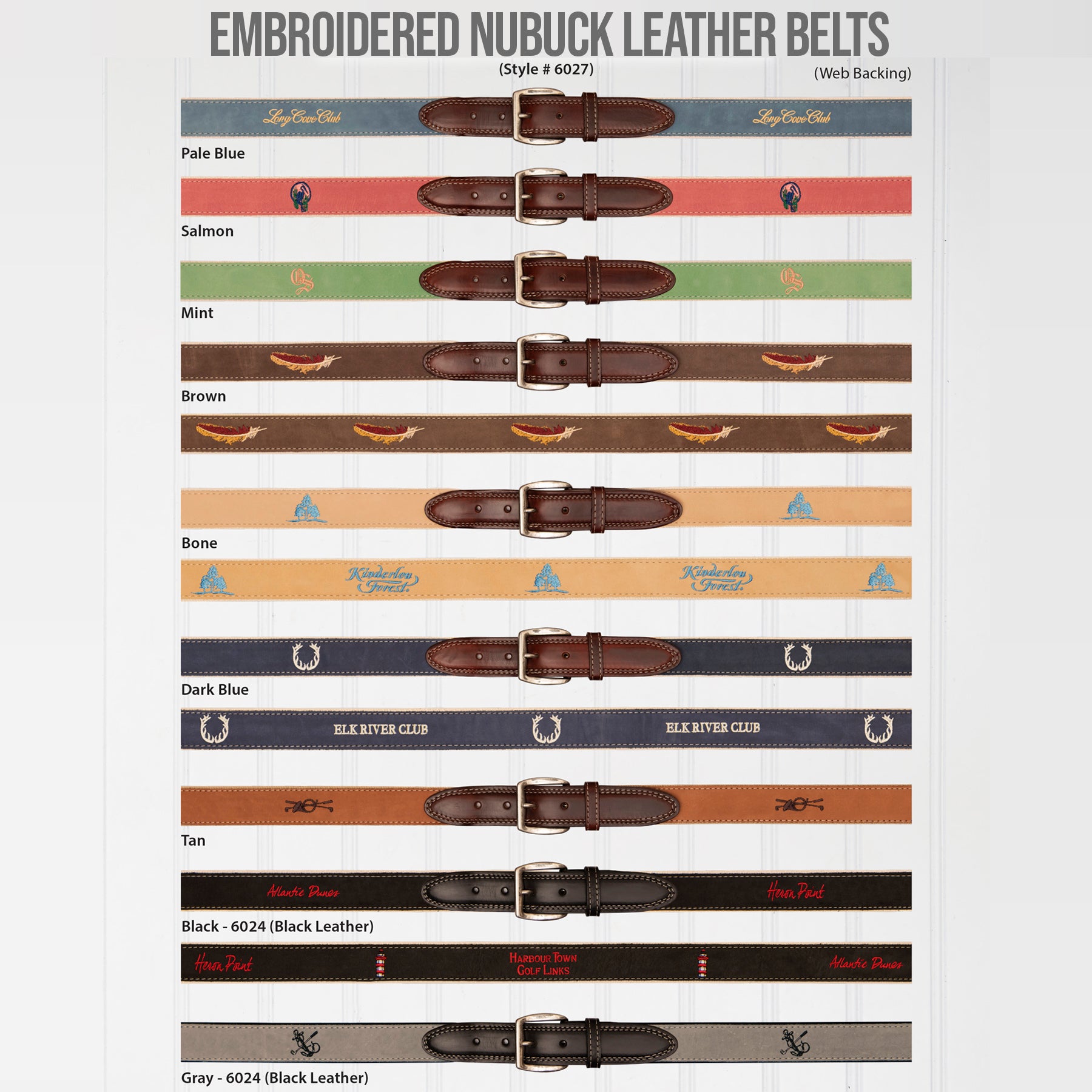 Embroidery Belts – YRI Designs
